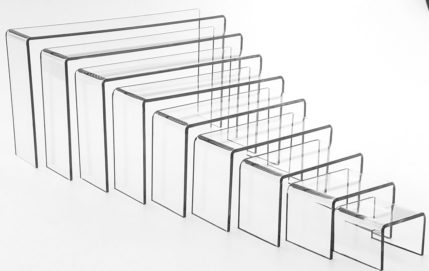 T'z Tagz New Clear Acrylic Risers Showcase Display Stands - Etsy