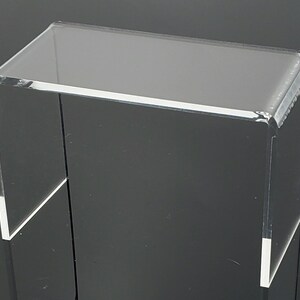 T'z Tagz Any 3-inch-deep Clear Acrylic Riser Display Stands New 2 Pack ...