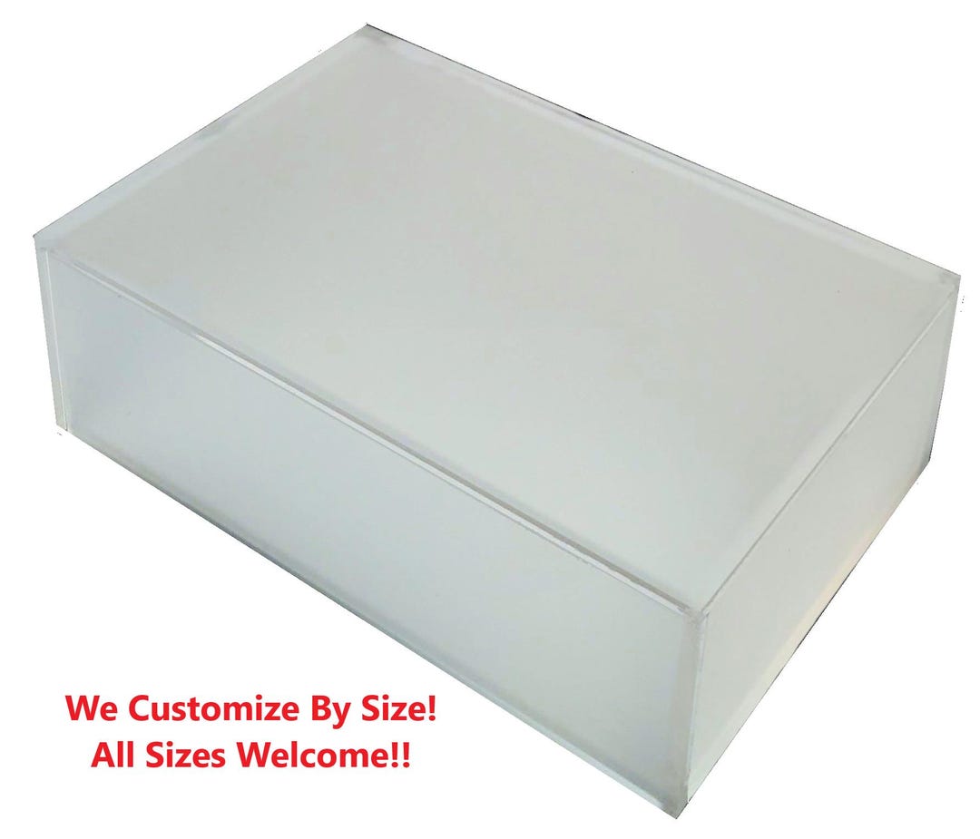 T'z Tagz 2-inch-high Custom Built Made to Order Plastic Boxes Frosted ...