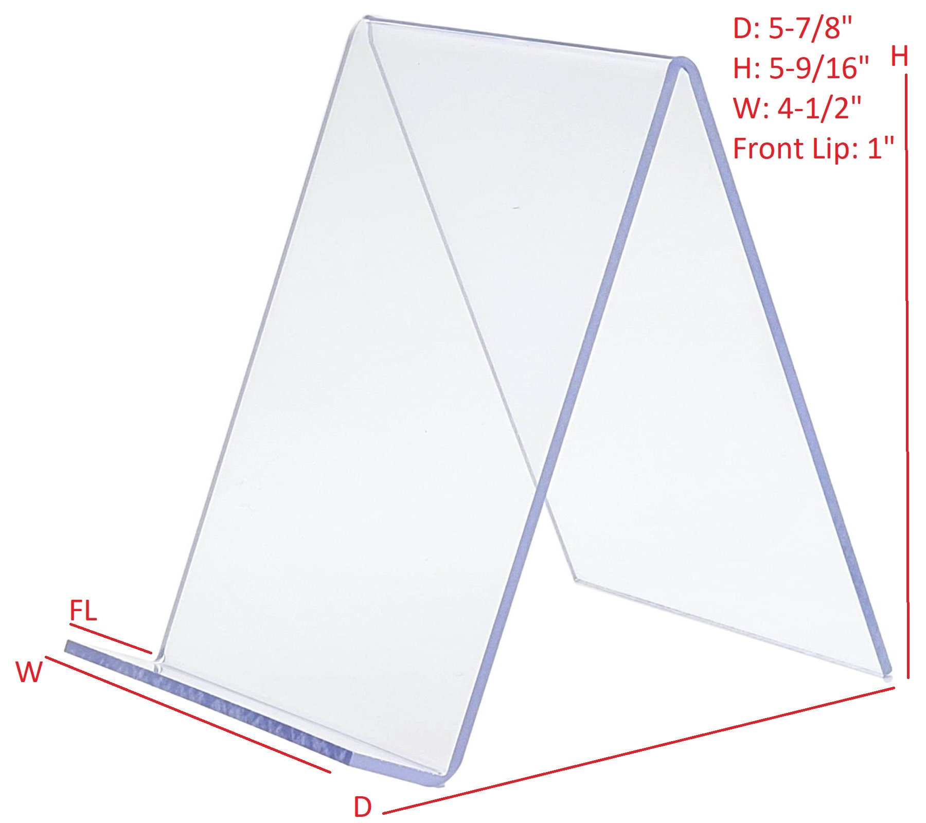 T'z Tagz New Clear Open-ended Plastic Media Display Easel - Etsy