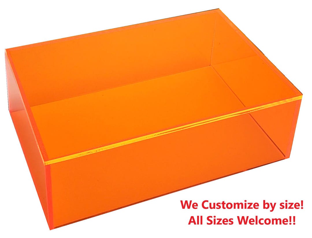 T'z Tagz 2-inch-high Custom Built Made to Order Plastic Boxes Orange ...