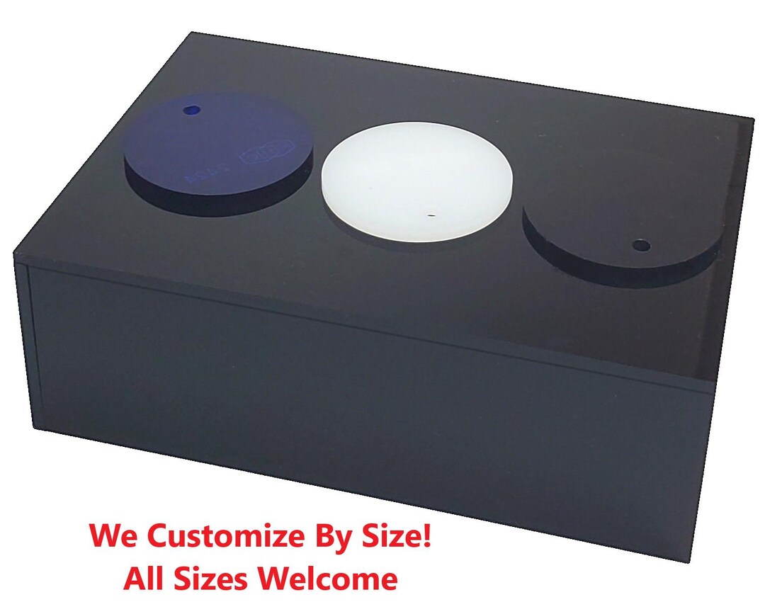 T'z Tagz 2-inch-high Custom Built Made to Order Plastic Boxes Black ...