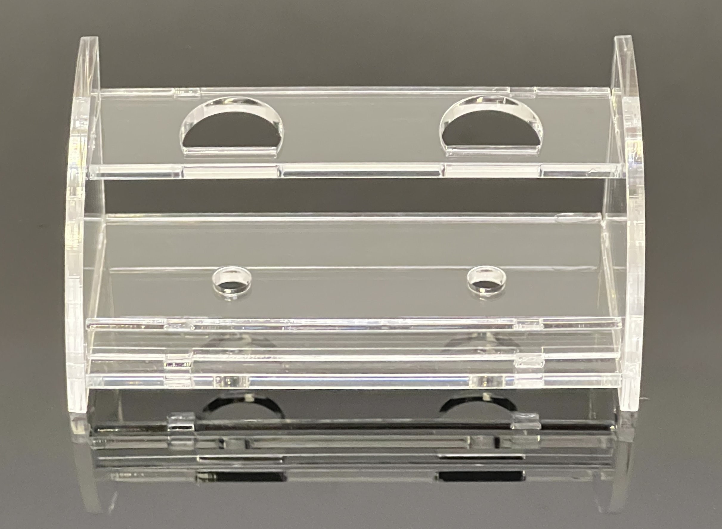 T'z Tagz New Clear Acrylic Custom-made Business Card Display With 2 Pen ...