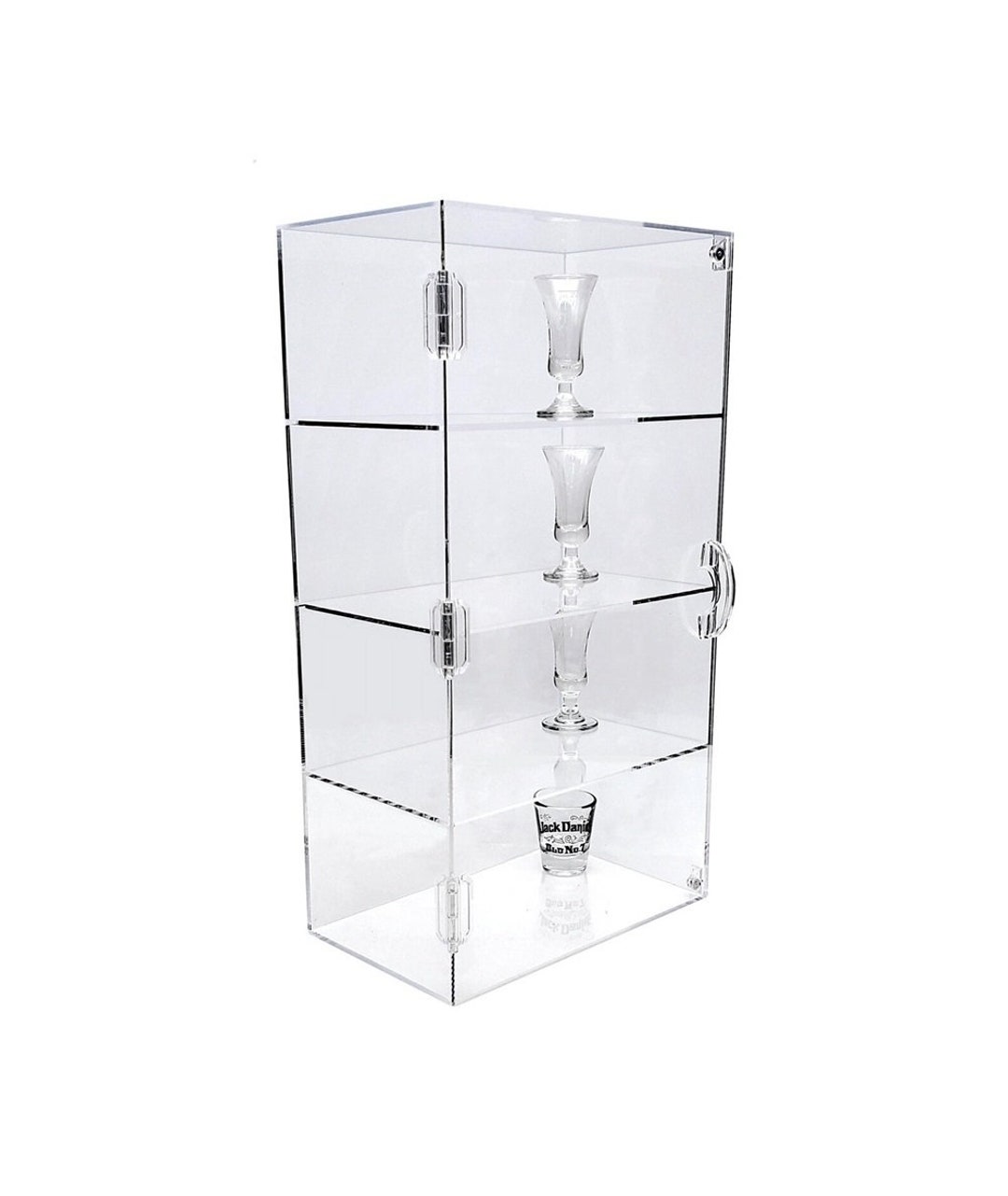 T'z Tagz New Acrylic Display Case Clear Plastic Counter Cabinet ...
