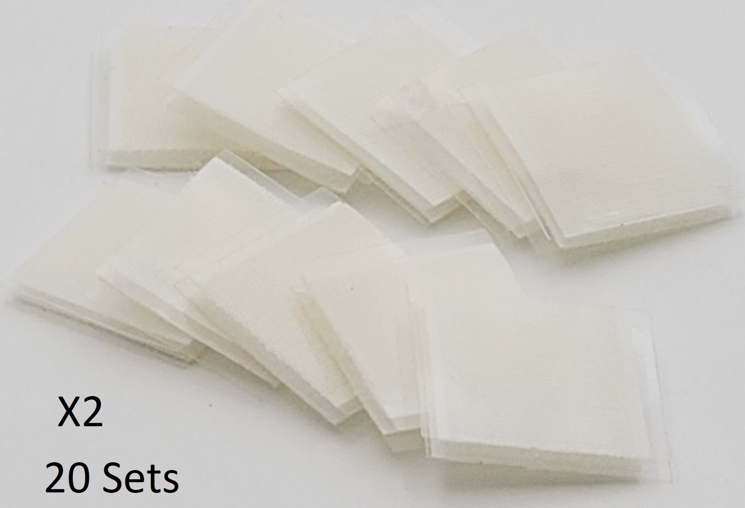 T'z Tagz White 1x1 Inch Self-adhesive Hook and Loop Mounting Fastener ...