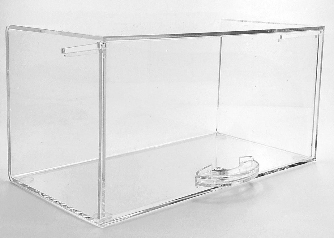 T'z Tagz New Clear Acrylic Showcase Collector Display Box Fits 10.5 X 5 ...