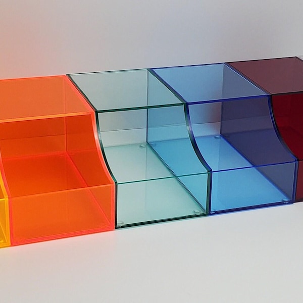 Colorful Clear Acrylic Boxes - Etsy