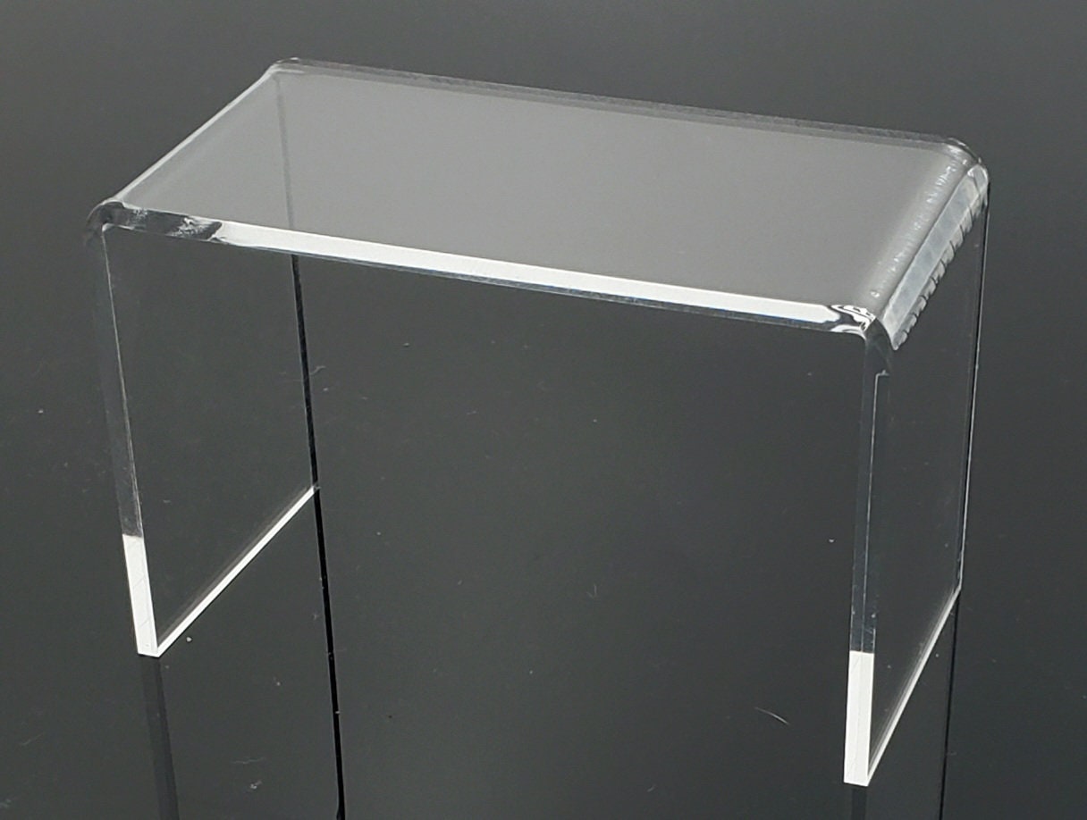 T'z Tagz Any 8-inch-deep Clear Acrylic Riser Display Stand New 2 Pack ...