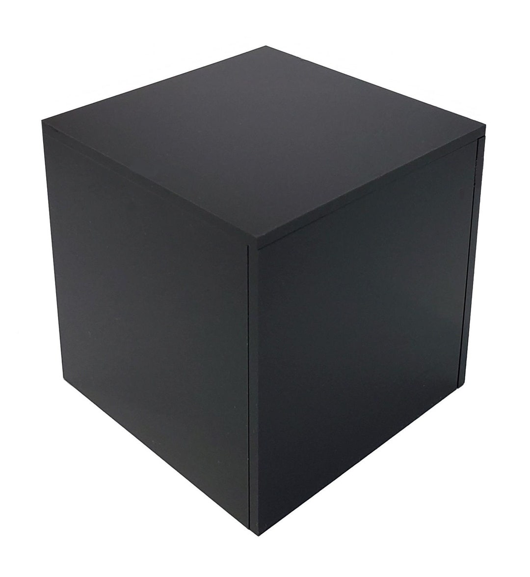 T'z Tagz New 2x2x2 Black Acrylic Display Riser Box Cube Pedestal Stand ...