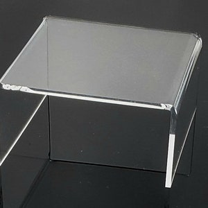 T'z Tagz Any 3-inch-deep Clear Acrylic Riser Display Stands New 2 Pack ...