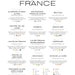 France Regions Travel Poster | Modern Minimalist Wall Art - Etsy