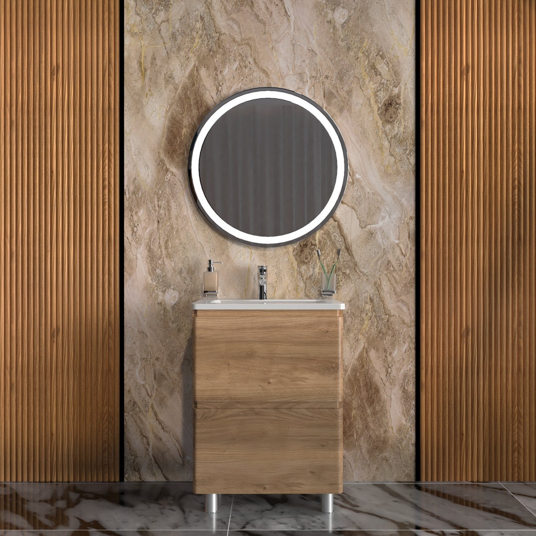 Modern Free Standing Bathroom Vanity With Washbasin | Comfort Teak ...