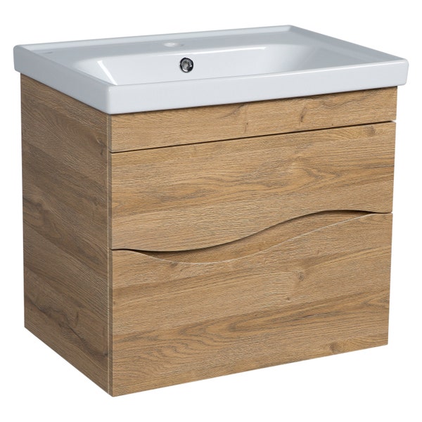 Teak Bathroom Floating Vanity - Etsy