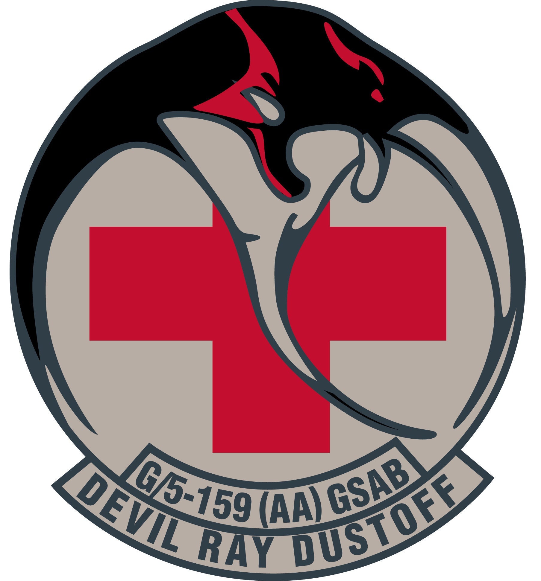 Devilray Dustoff Patch - Etsy