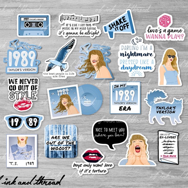 Lyrics Sticker - Etsy