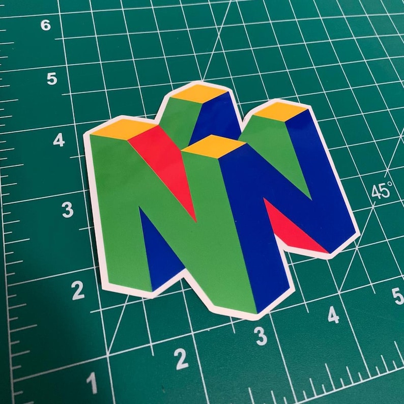 Video Game Console Logo Vinyl Sticker - Etsy