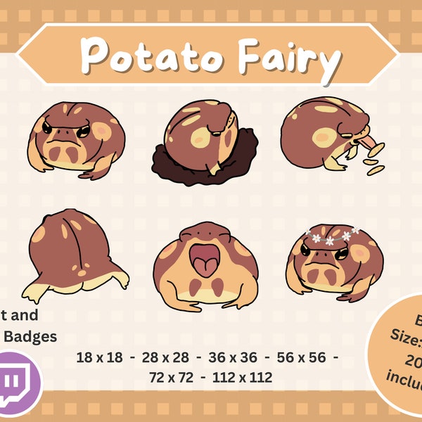 Potato Fairy Frog - Etsy