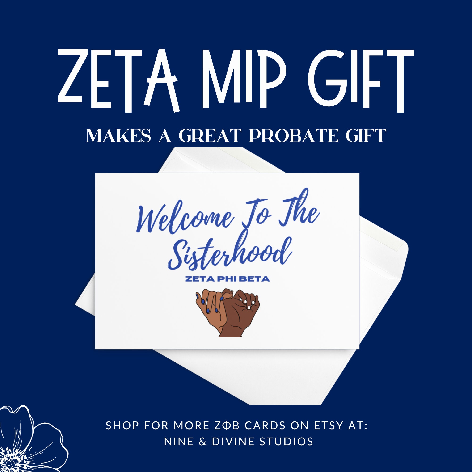 Zeta Phi Beta Sorority Welcome Gift - Welcome to the Sisterhood ZPB ...