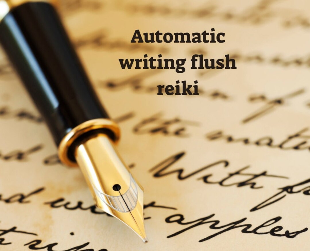 Spiritual Inspiration Automatic Writing Flush Reiki Manual for Creative ...