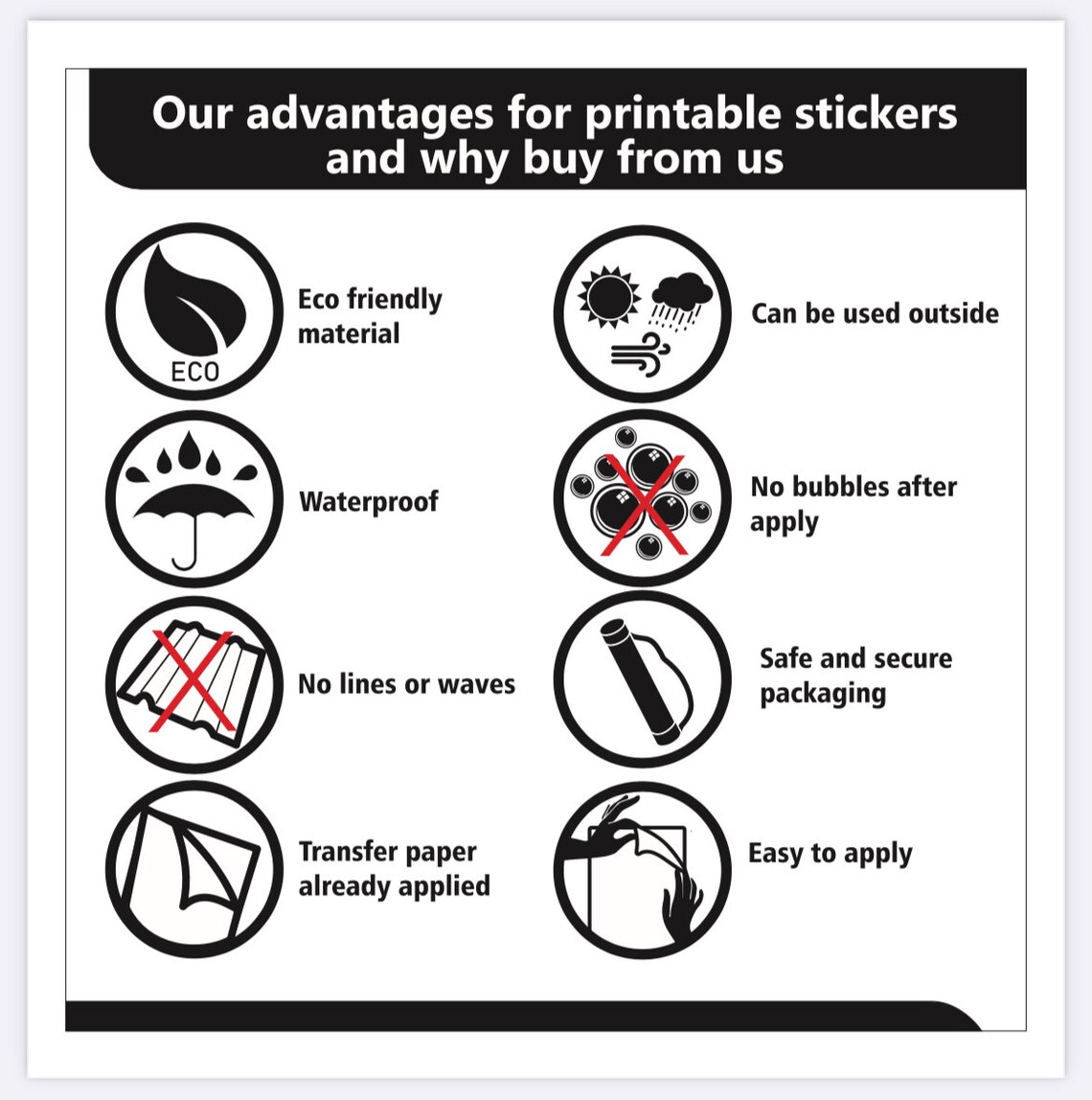 Custom Flag Stickers - Vinyl Decals - Weather-resistant & Durable ...