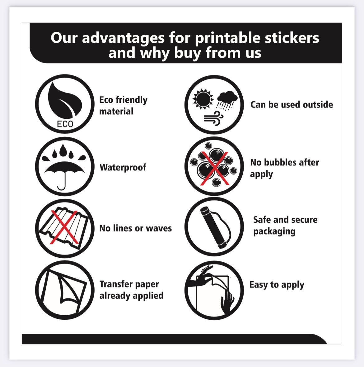 Custom Flag Stickers - Vinyl Decals - Weather-resistant & Durable ...