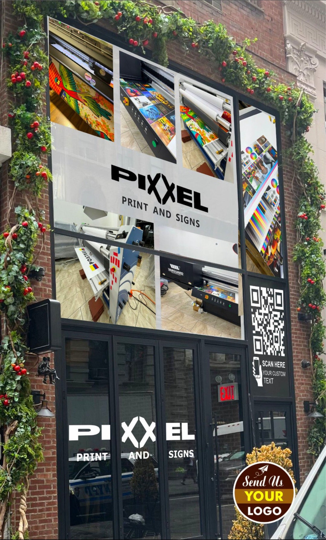 Custom Business Logo Window Decal Personalized Storefront Sign by ...