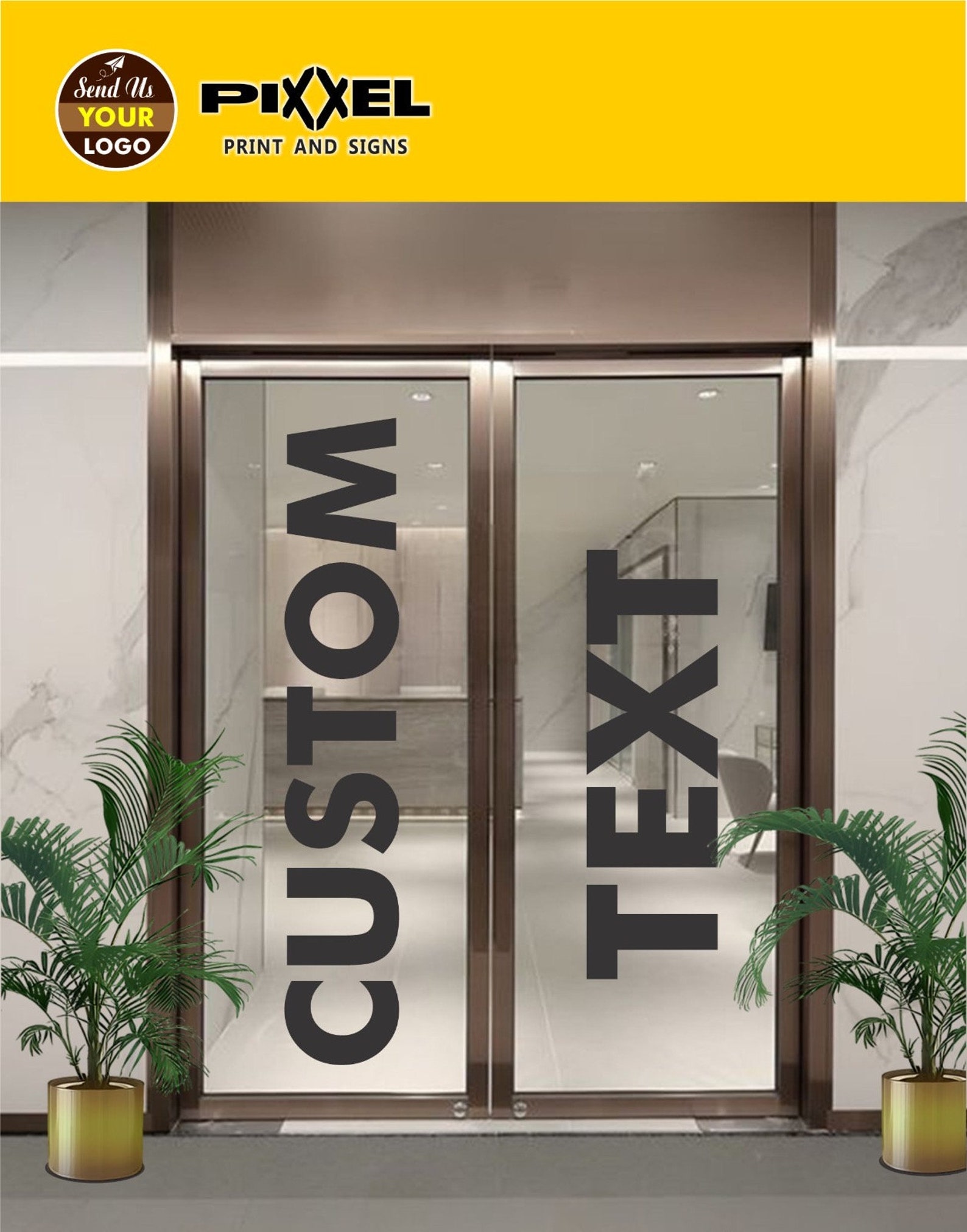 Custom Window Decal for Business Signage | Personalized Storefront ...