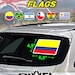 Custom Flag Stickers - Vinyl Decals - Weather-resistant & Durable ...
