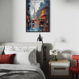 Lahore Old City Oil, Pakistan Wall Art, Pakistan Print, Pakistan Art ...