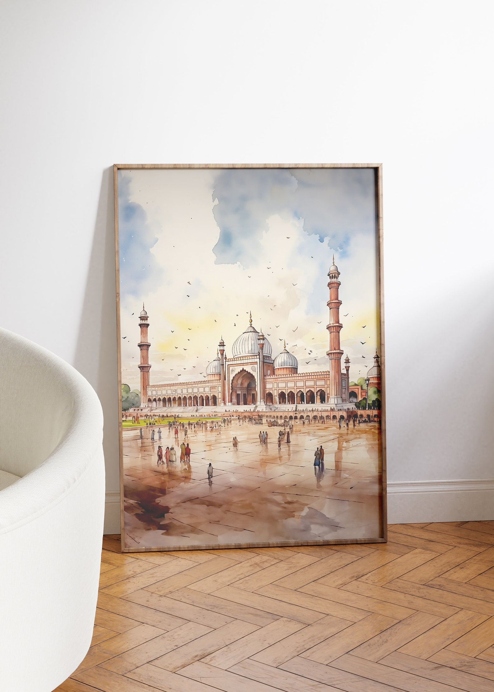 Badshahi Mosque Print, Pakistan Wall Art, Pakistan Print, Pakistan Art ...