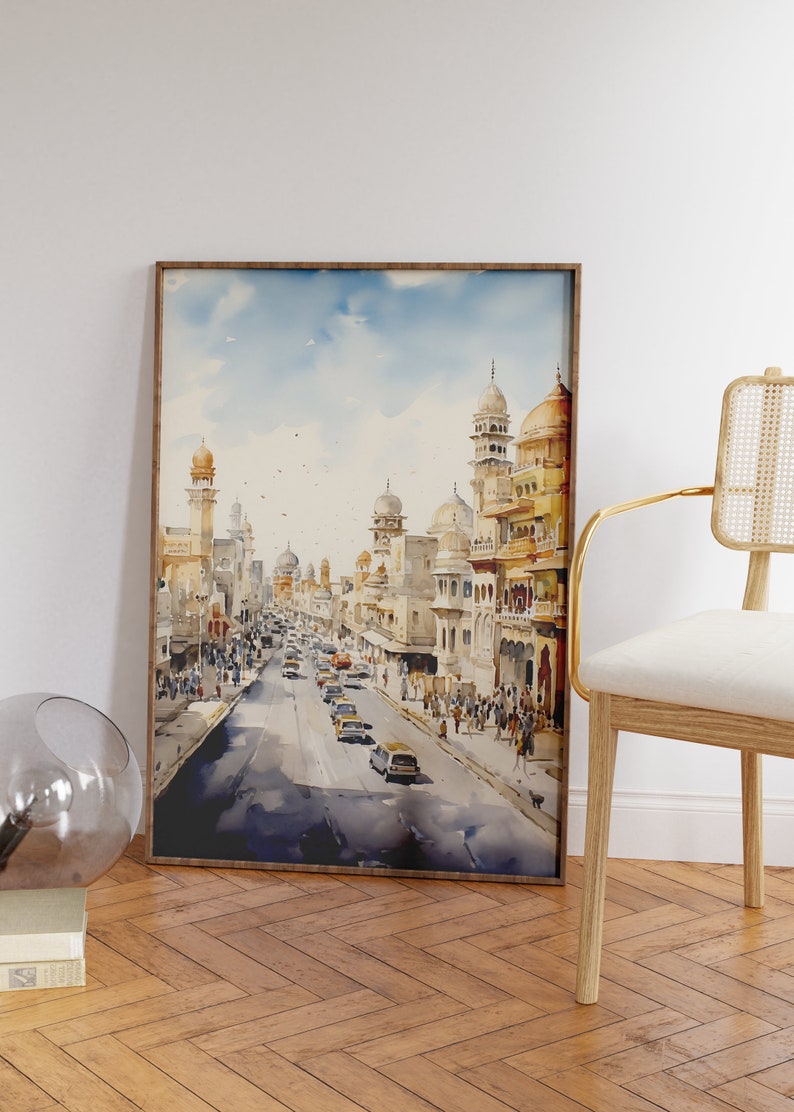 Nostalgia of Streets of Peshawar Digital Art Printable Desi - Etsy