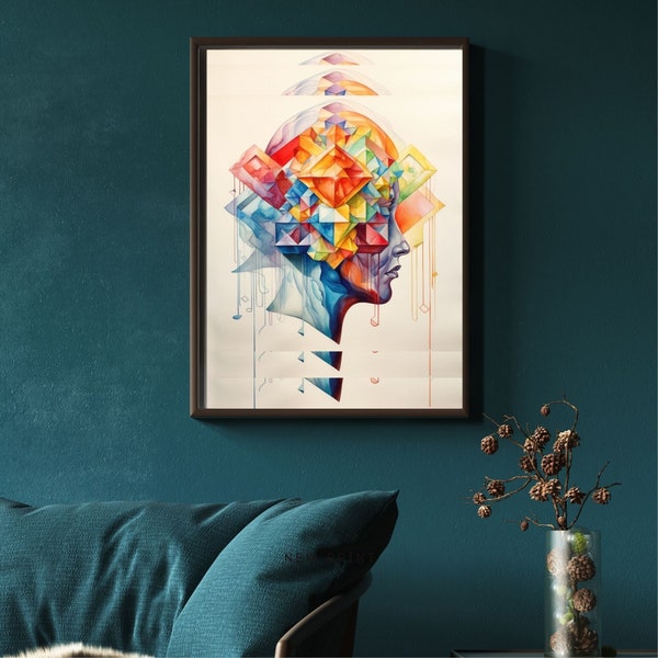 Head Abstract - Etsy