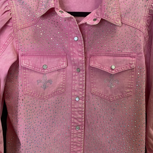 Denim Top - Etsy