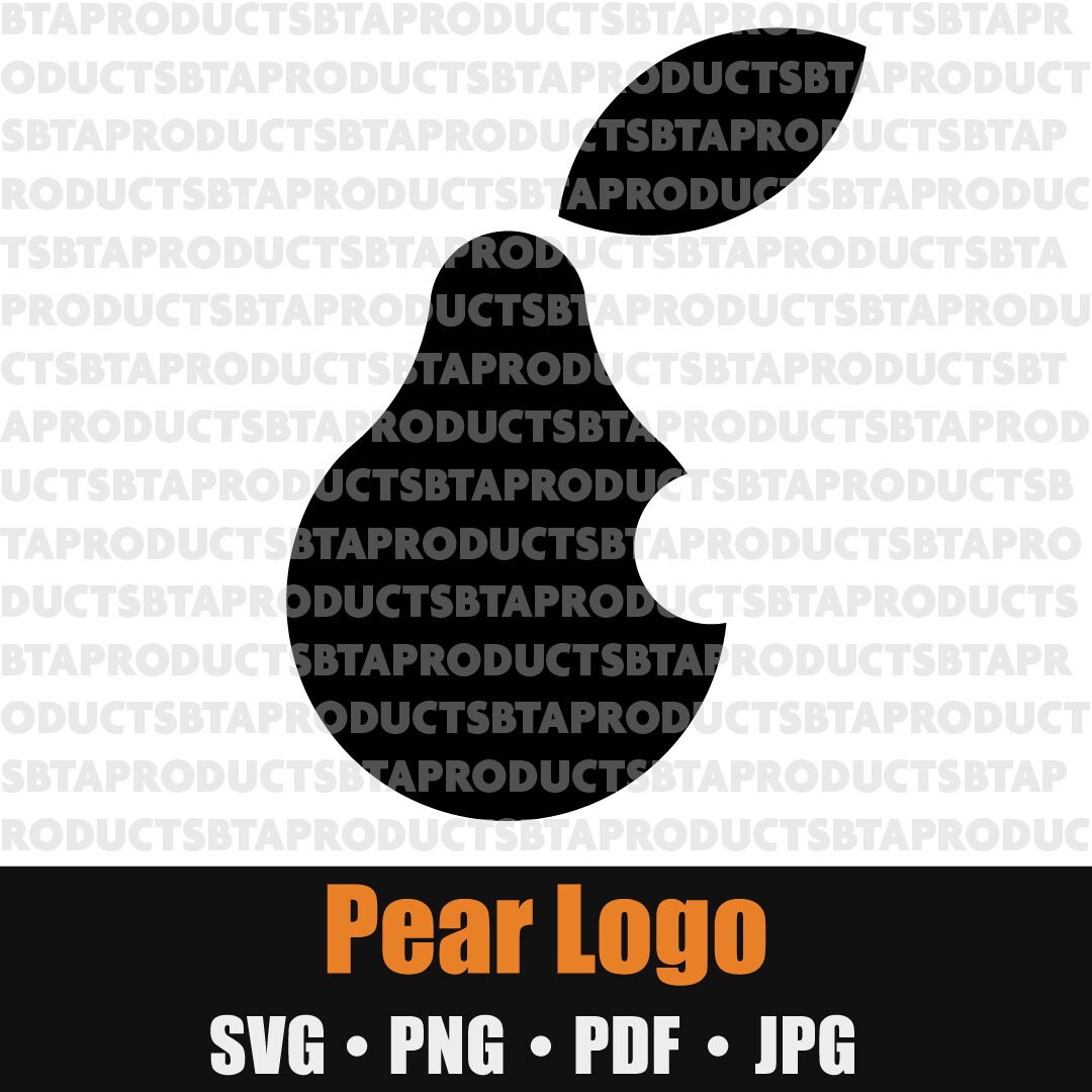 Pear Logo/pear Illustration / Pear Svg/ Pear Png/ Pear Logo Svg / Pear ...