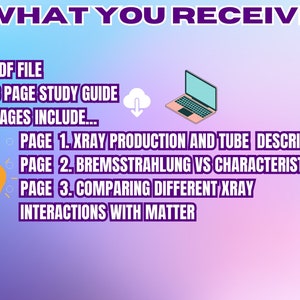 X-ray Production and Interaction With Matter Study Guide, Digital ...