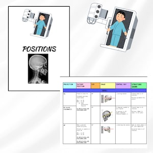 X-ray Radiography POSITIONING Boards Exam Study Guide| Digital Download ...