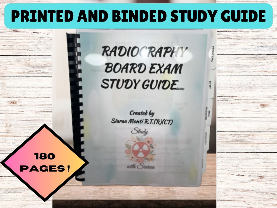 PHYSICAL PRINT X-ray Radiography Boards Exam Study Guide Book ARRT ...