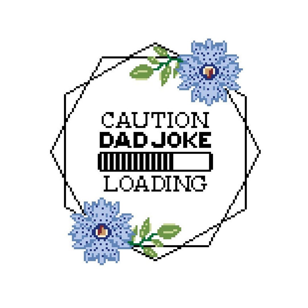 Dad Joke Loading Cross-stitch Pattern V2 - Etsy
