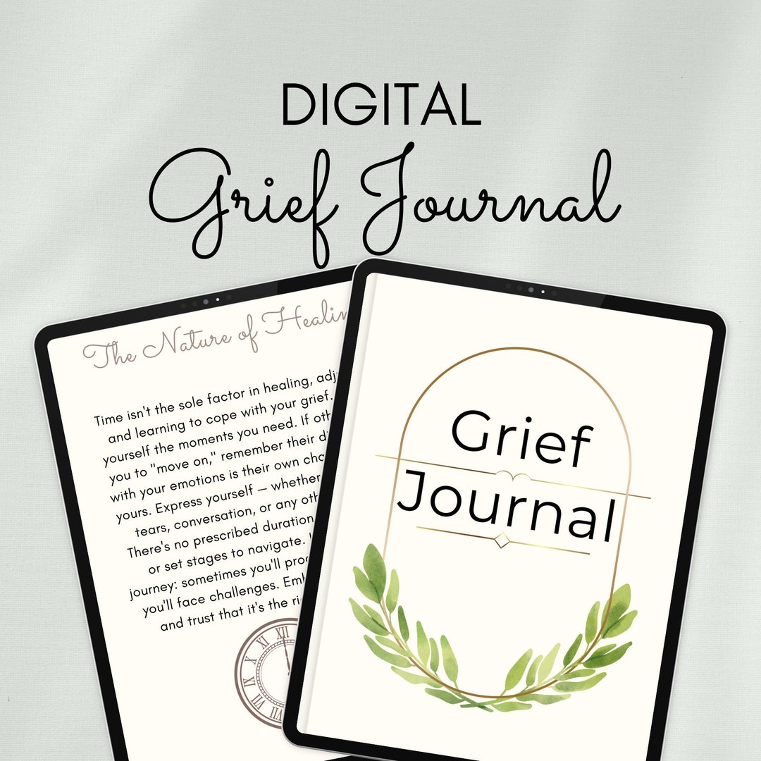 Grief Journal Therapy Worksheets Guided Journal Shadow Work Journal ...