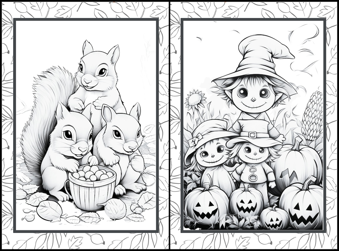 Printable Thanksgiving Coloring, Thanksgiving, Fall, Coloring Book ...