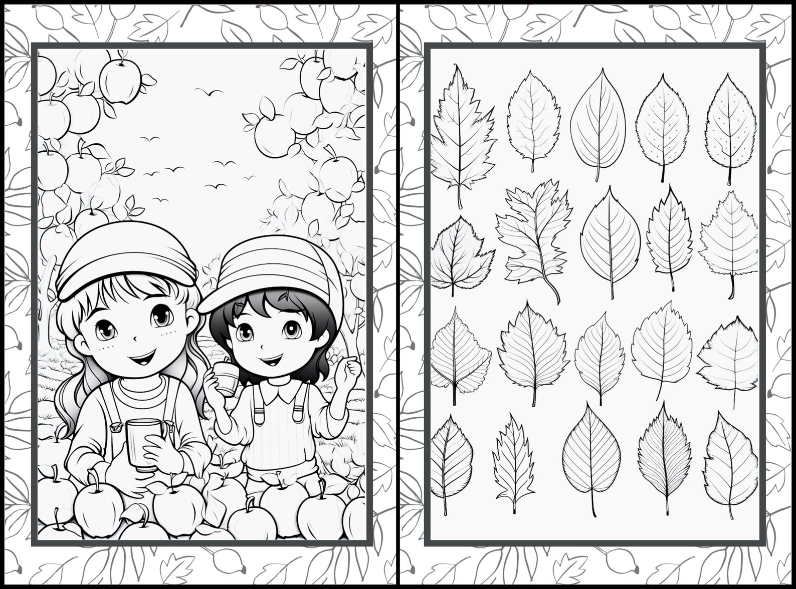 Printable Thanksgiving Coloring, Thanksgiving, Fall, Coloring Book ...