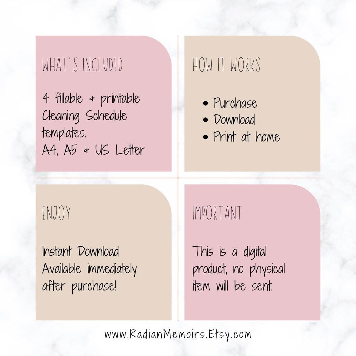EDITABLE Cleaning Checklist: Family Chore Chart Adult Chore - Etsy