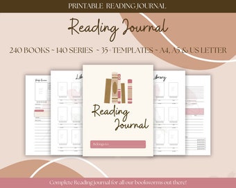 Reading Tracker, Reading Log, Reading Challenge, Reading Printable ...