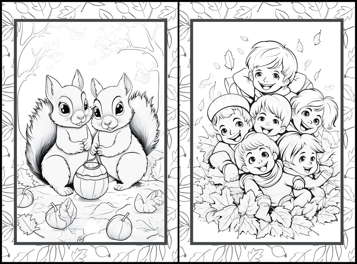 Printable Thanksgiving Coloring, Thanksgiving, Fall, Coloring Book ...