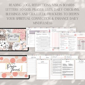 Prayer & Bible Study Journal Bundle Devotional Journal Bible Study ...