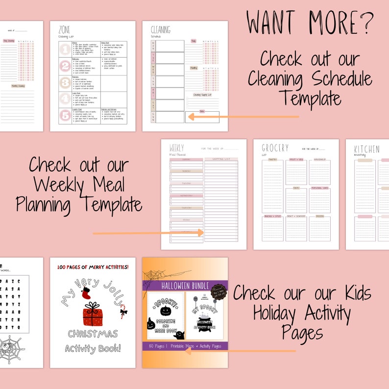 EDITABLE Chore Chart for Kids: Cleaning Checklist in A4, A5, US Letter ...