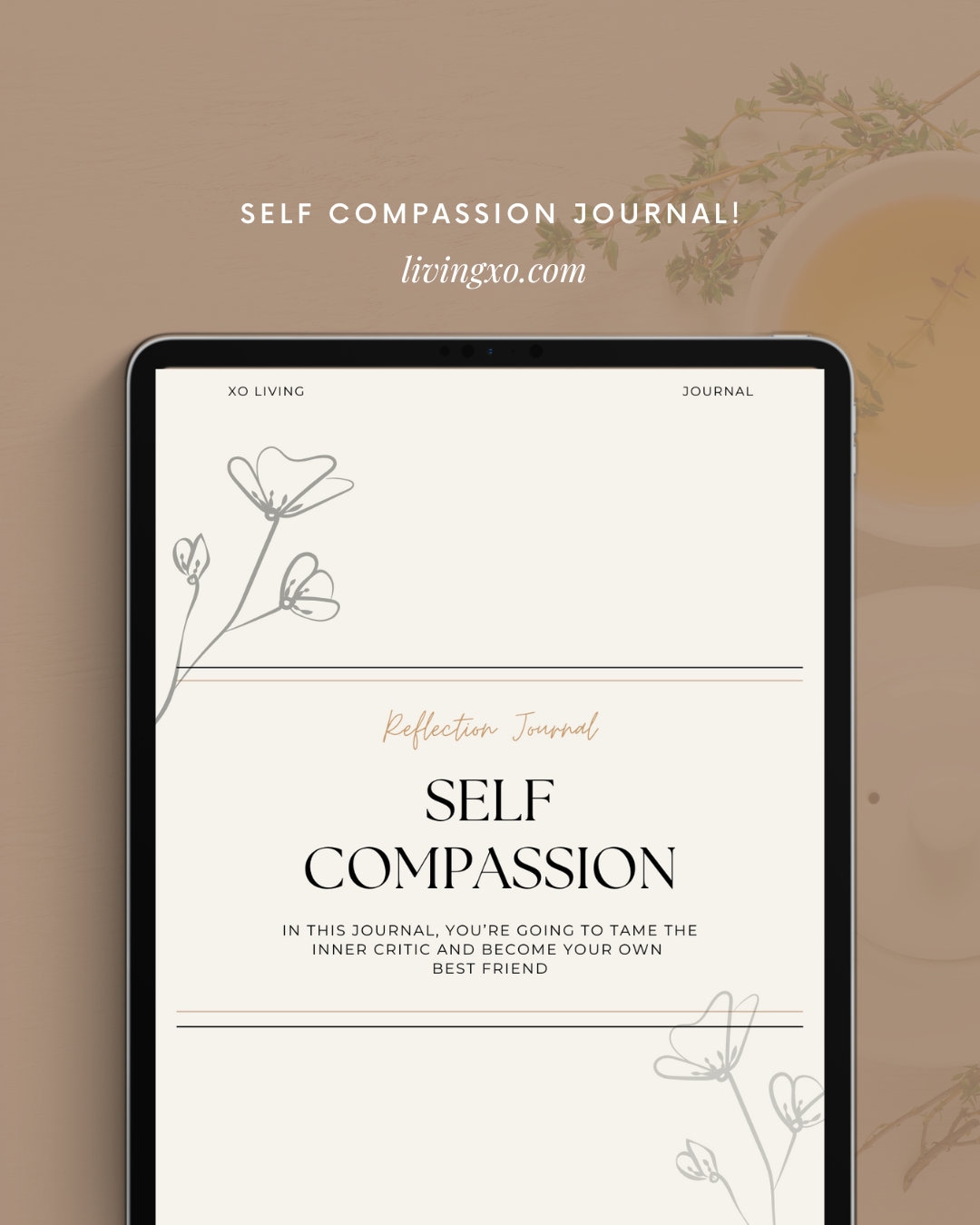 Self Compassion Journal / Inner Reflection Journal / Confidence Journal ...