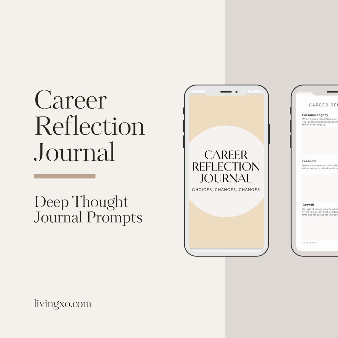 Career Reflection Journal I Career Journal Prompts I Digital Journal ...