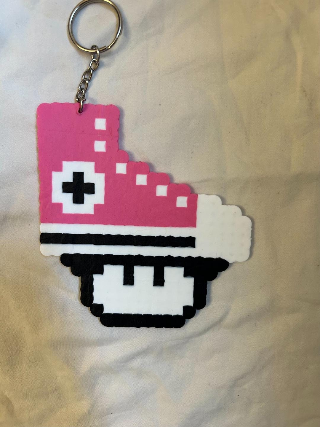 Perler Bead Keychain Converse Mushroom - Etsy