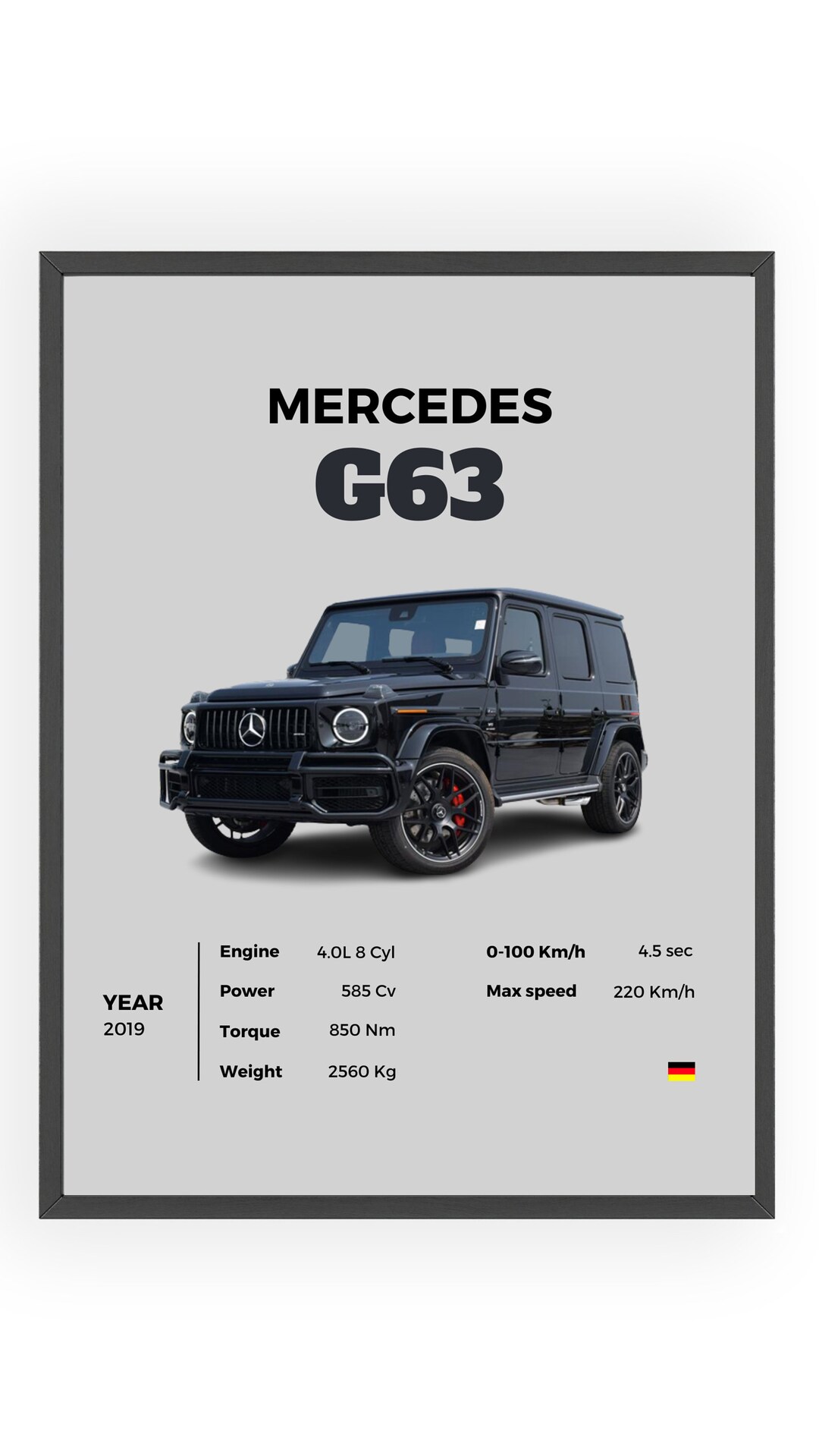 Mercedes G63 Poster Digital Download Mercedes Lover Hyper Car Poster ...